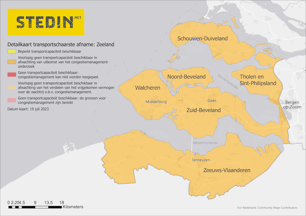 Congestie in provincie Zeeland voor afname | Stedin