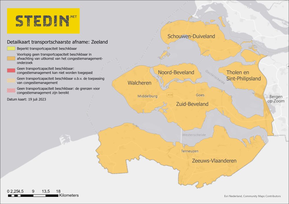 Congestie in provincie Zeeland voor afname | Stedin