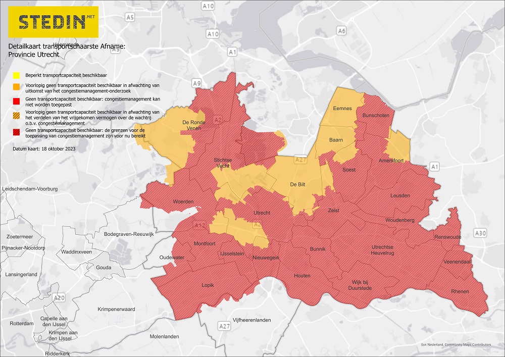 Transportschaarste voor afname | Stedin