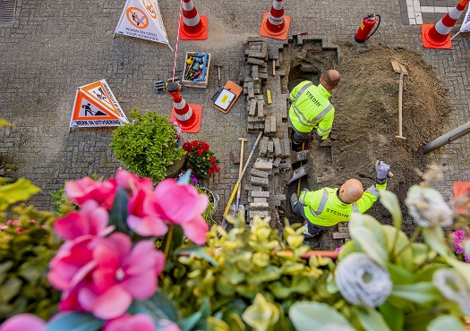 Stedin vervangt gasnet binnenstad Schoonhoven | Stedin